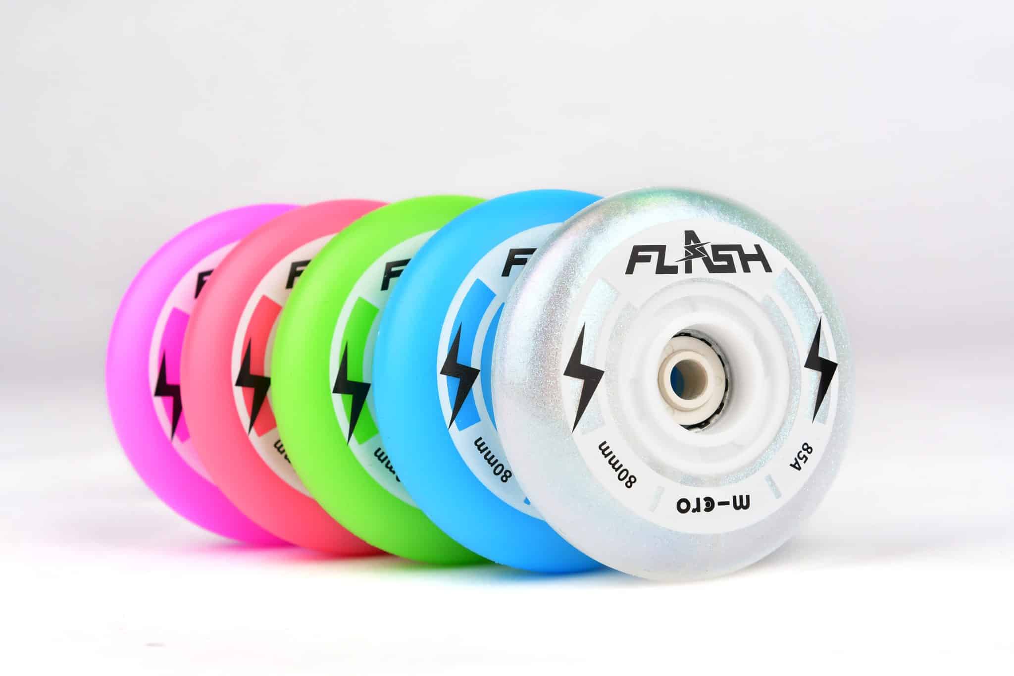 Micro LED skate wheels / 85A Hardness